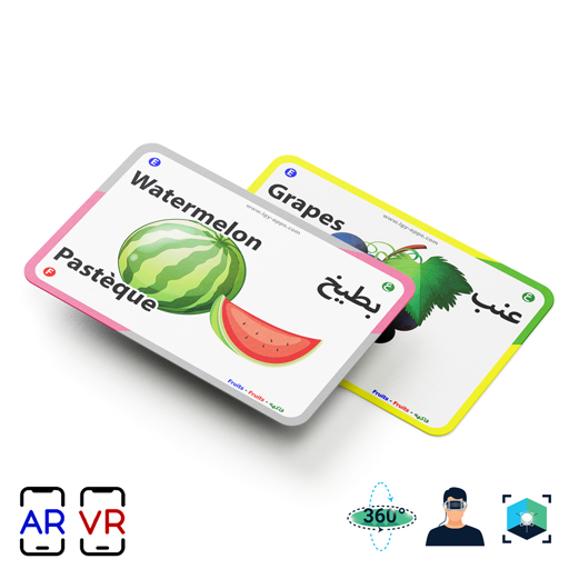 AR Flash Cards - Free - فلاش كارد - الواقع المعزز